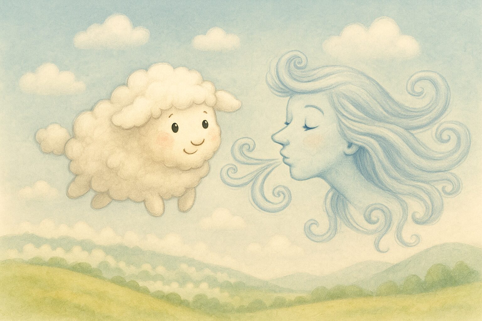 Die kleine Wolke und der Wind – Märchen für Kinder