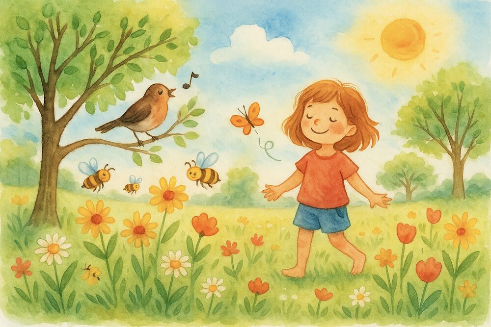 Was der Frühling macht – Fröhliches Kindergedicht zur Frühlingszeit
