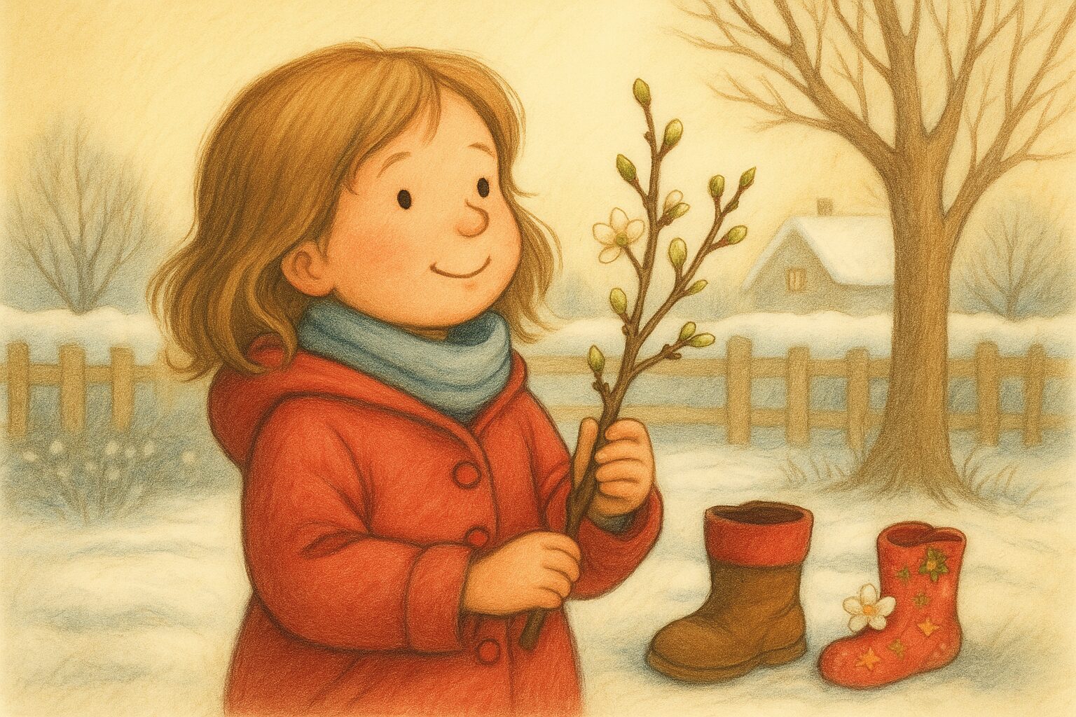 Barbaratag – Gedicht für Kinder | Kirschzweig-Zauber im Advent